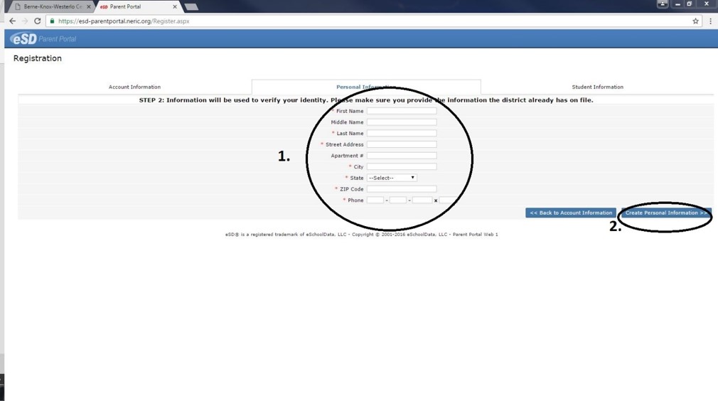 Knox Parent Portal Login