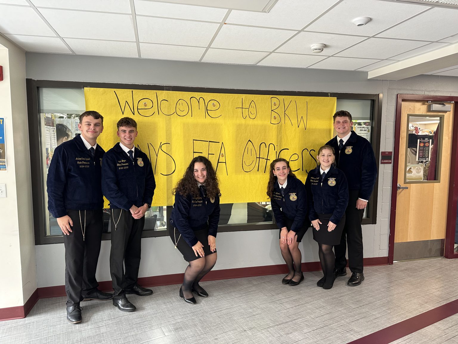 2024-2025 New York FFA Officer Team pay visit to BKW - Berne-Knox ...